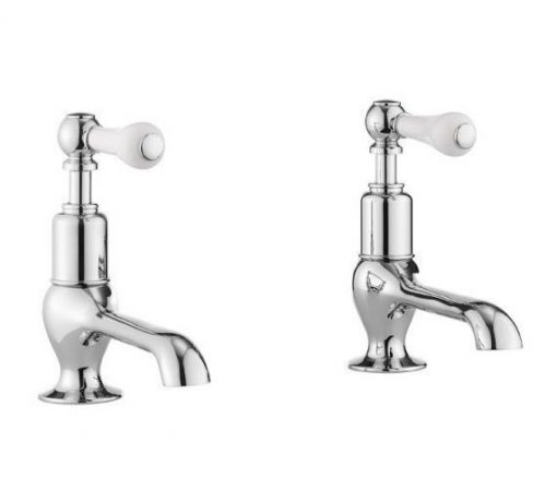 Belgravia Lever Basin Taps (Long Spout) - Old Fashioned Bathrooms