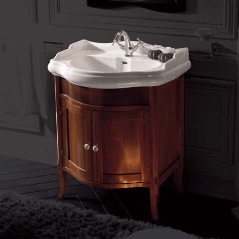Retro 73cm Vanity cabinet and washbasin | Old Fashioned Bathrooms