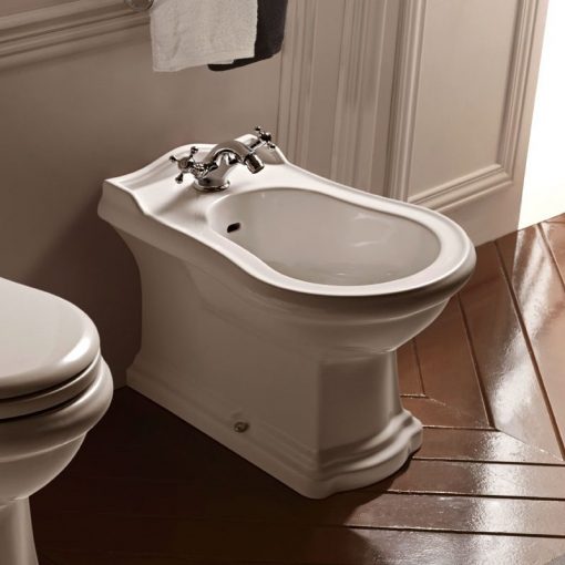 Continental Style Retro Bidet finished in Brilliant White | OFB