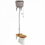 Burlington Chrome Aluminium High Level Cistern | OFB