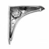 Tudor Rose Cistern Brackets (Pair) 150mm | Old Fashioned Bathrooms