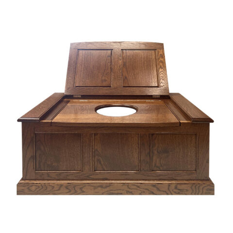 Thunderbox Toilet Seat - Medium Oak | Old Fashioned Bathrooms