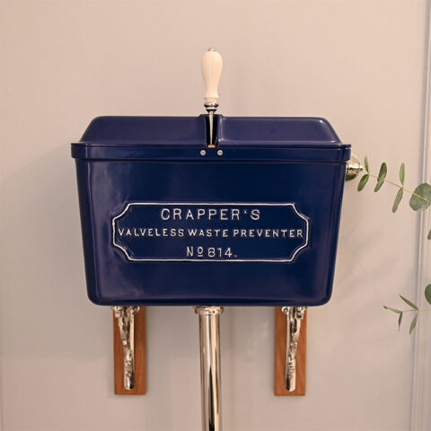 Thomas Crapper white High-Level WC cast Iron set | OFB