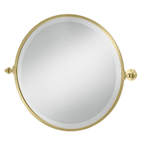Thomas Crapper Classical Round Tilt Mirror | Old Fashioned Bathrooms