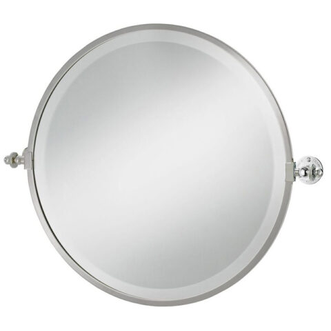 Thomas Crapper Classical Round Tilt Mirror | Old Fashioned Bathrooms