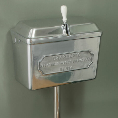 Thomas Crapper 814 Polished Metal Cistern Low Level WC Set