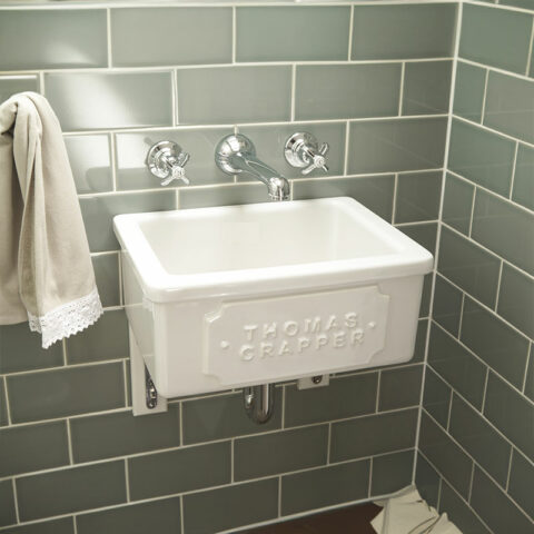 Thomas Crapper Harwood Cloakroom Basin Set