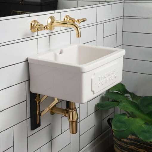 Thomas Crapper Downham Cloakroom Basin Set | Old Fashioned Bathrooms
